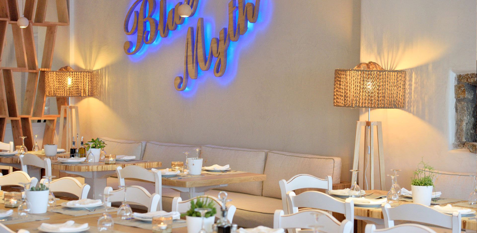 Blue Myth Restaurant at Petinos Beach in Mykonos | Resorts Of Mykonos