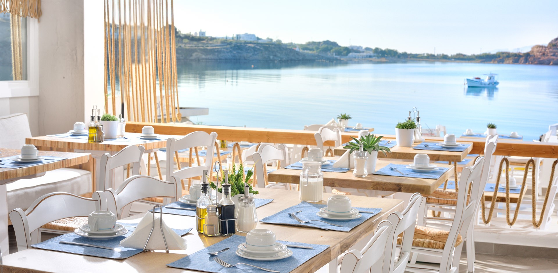Blue Myth Restaurant at Petinos Beach in Mykonos | Resorts Of Mykonos