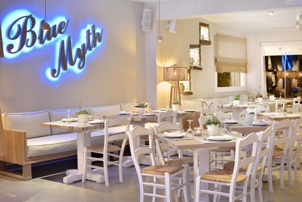 Blue Myth Restaurant at Petinos Beach in Mykonos | Resorts Of Mykonos